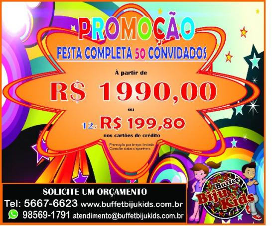 Buffet Biju Kids | Encontra Cidade Dutra